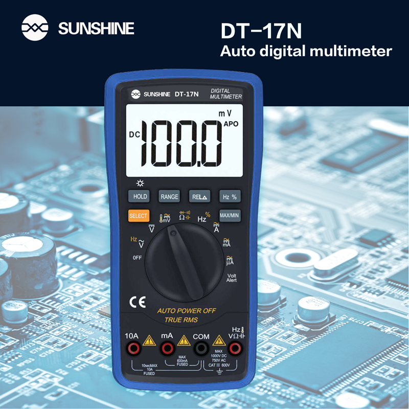 SUNSHINE DT-17N FULLY AUTOMATIC DIGITAL MULTIMETERNew