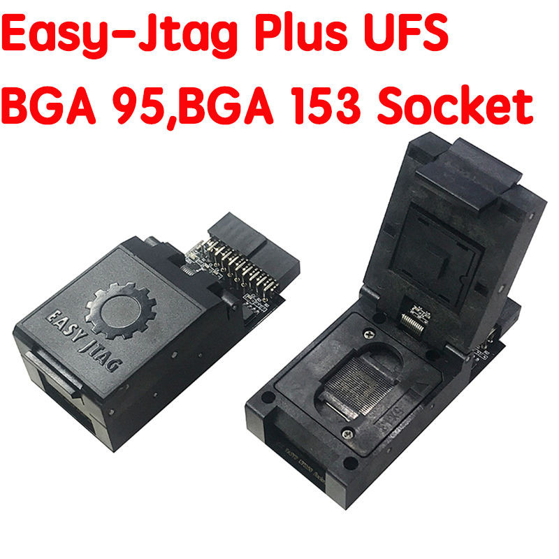 Easy-Jtag Plus UFS BGA 95 BGA-153 Socket Adapter with EASY JTAG PLUS ...