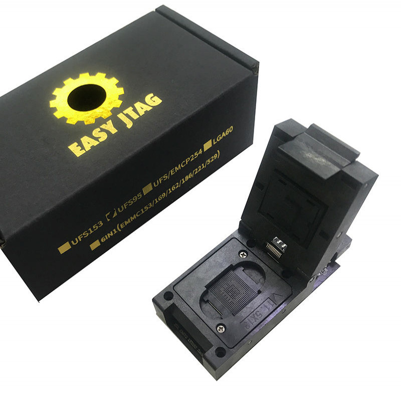 Easy-Jtag Plus UFS BGA 95 BGA-153 Socket Adapter with EASY JTAG PLUS ...
