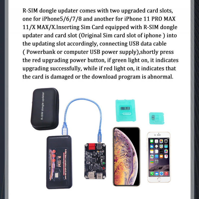 Exclusive to R-SIM card program updater For 12+|14|15 R-sim Dongle ...